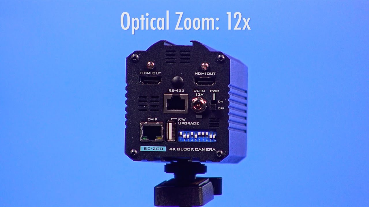 Datavideo BC-200 4K Block Camera - Sample Footage - YouTube