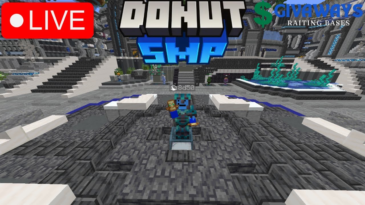 Donut SMP Live! Rating Bases, Giveaways, And MORE! - YouTube