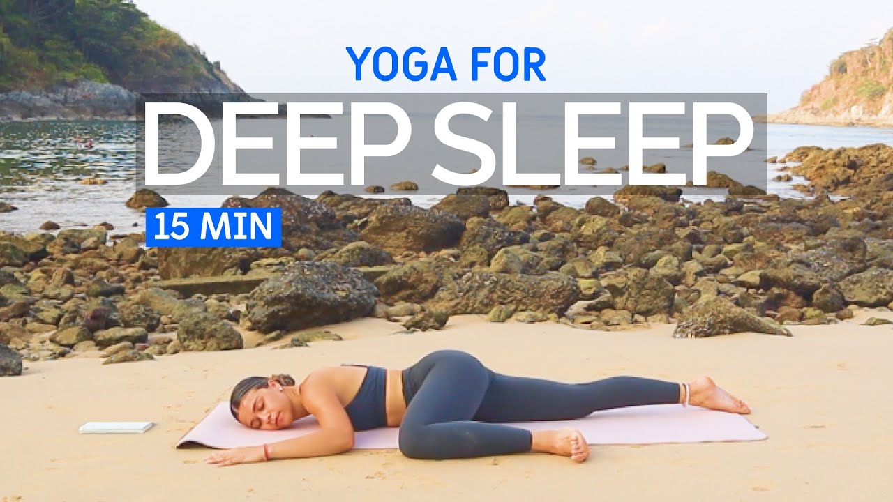 15 Mins BEDTIME Yoga For DEEP SLEEP | Gentle & Calm - YouTube