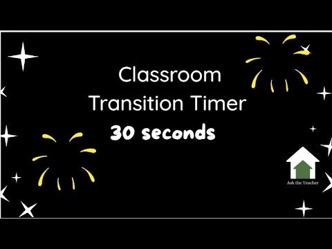 30-Second Classroom Transition Timer - YouTube
