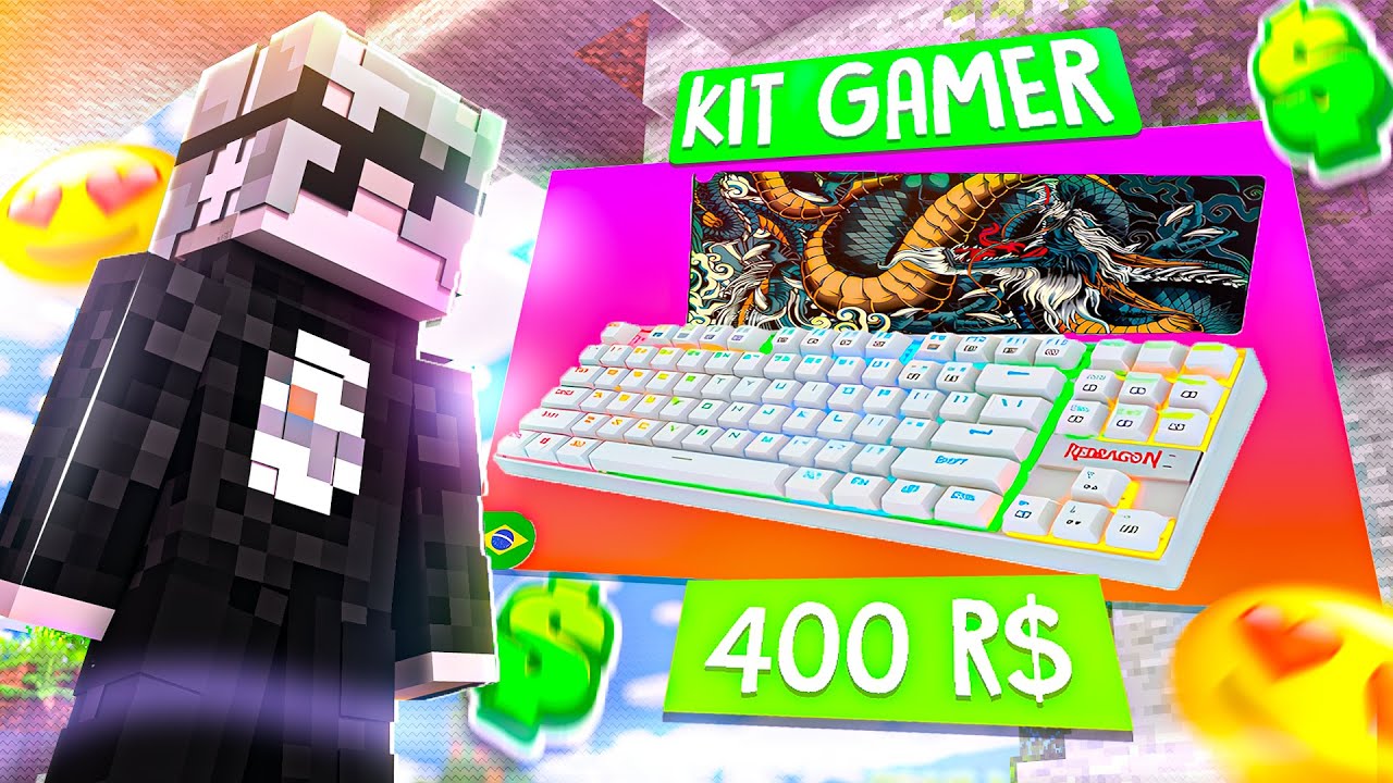 Gastei R$400 no MELHOR KIT GAMER PARA MINECRAFT! Valeu a pena?" - YouTube