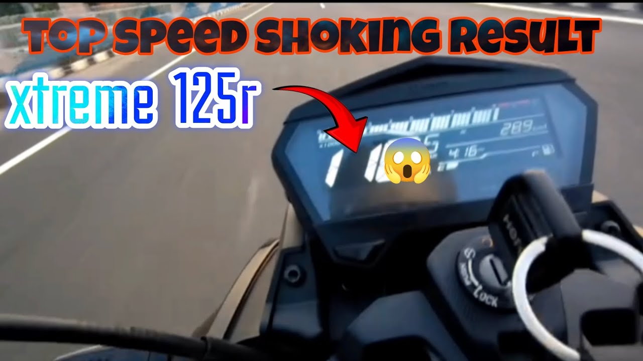 2025 Xtreme 125r top speed after 10000 running/ xtreme 125 shoking top ...