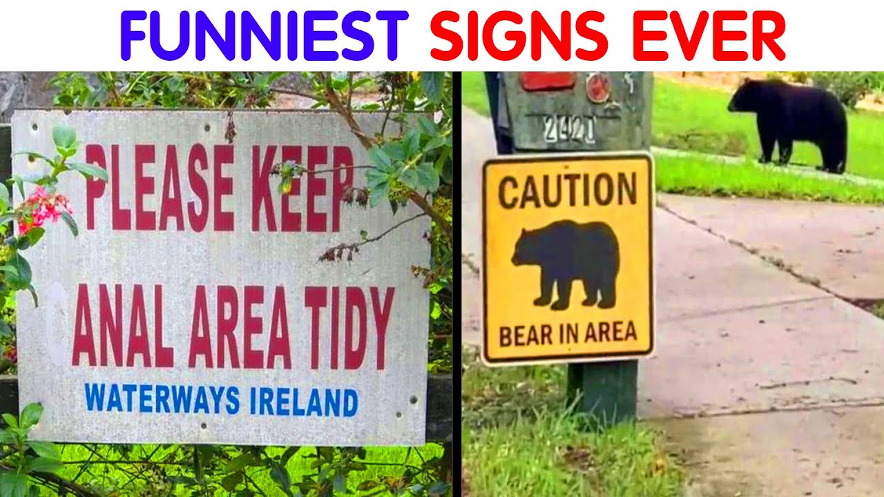 Signs Were So Hilariously Absurd | Epic Failures #26 - YouTube