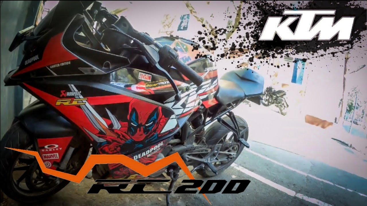 Crazy Riding on The Modified KTM RC 200 - YouTube