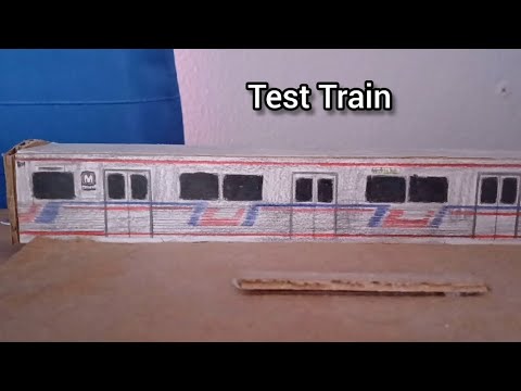 1991 LACMTA Breda A650 Cardboard Train #metrorail 501 - YouTube