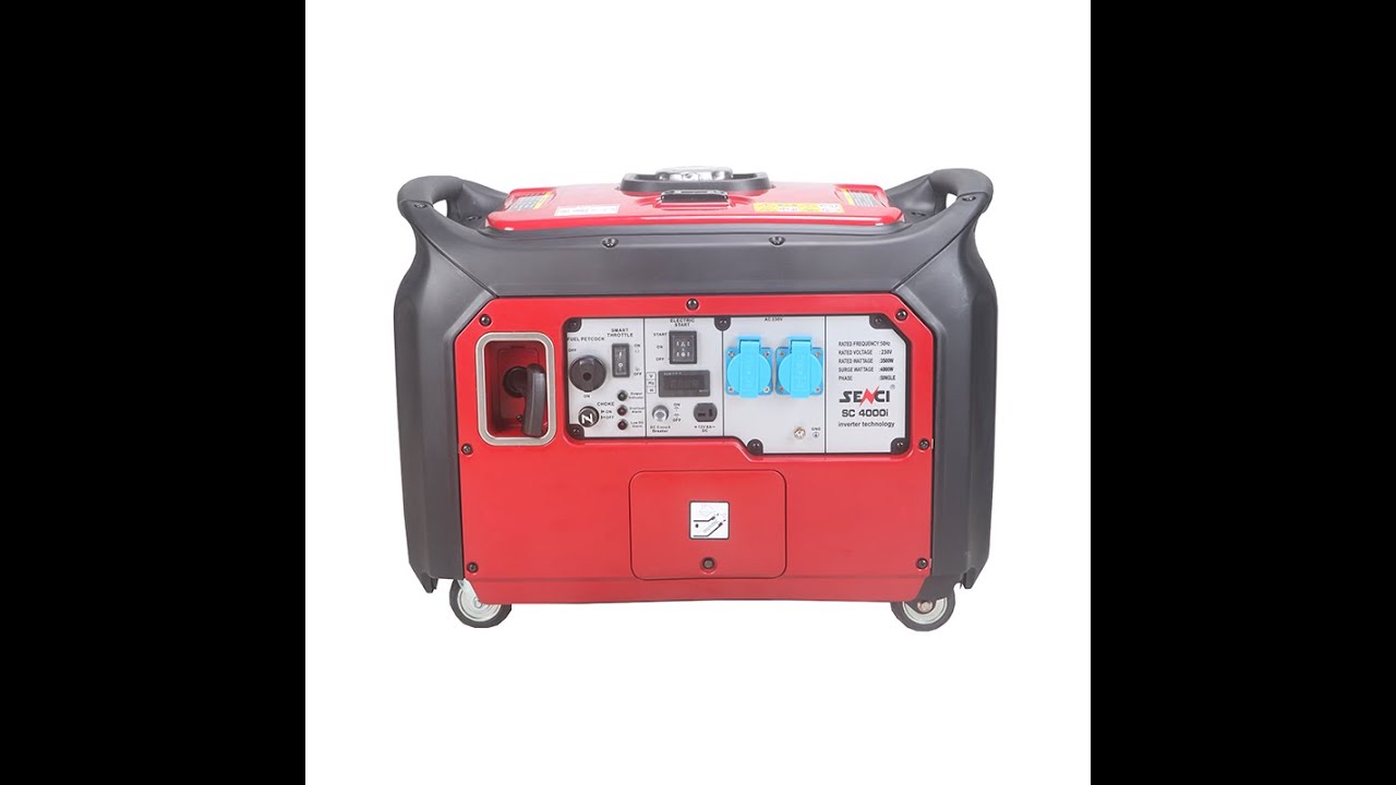 Senci Inverter Generator, SC4000i - YouTube