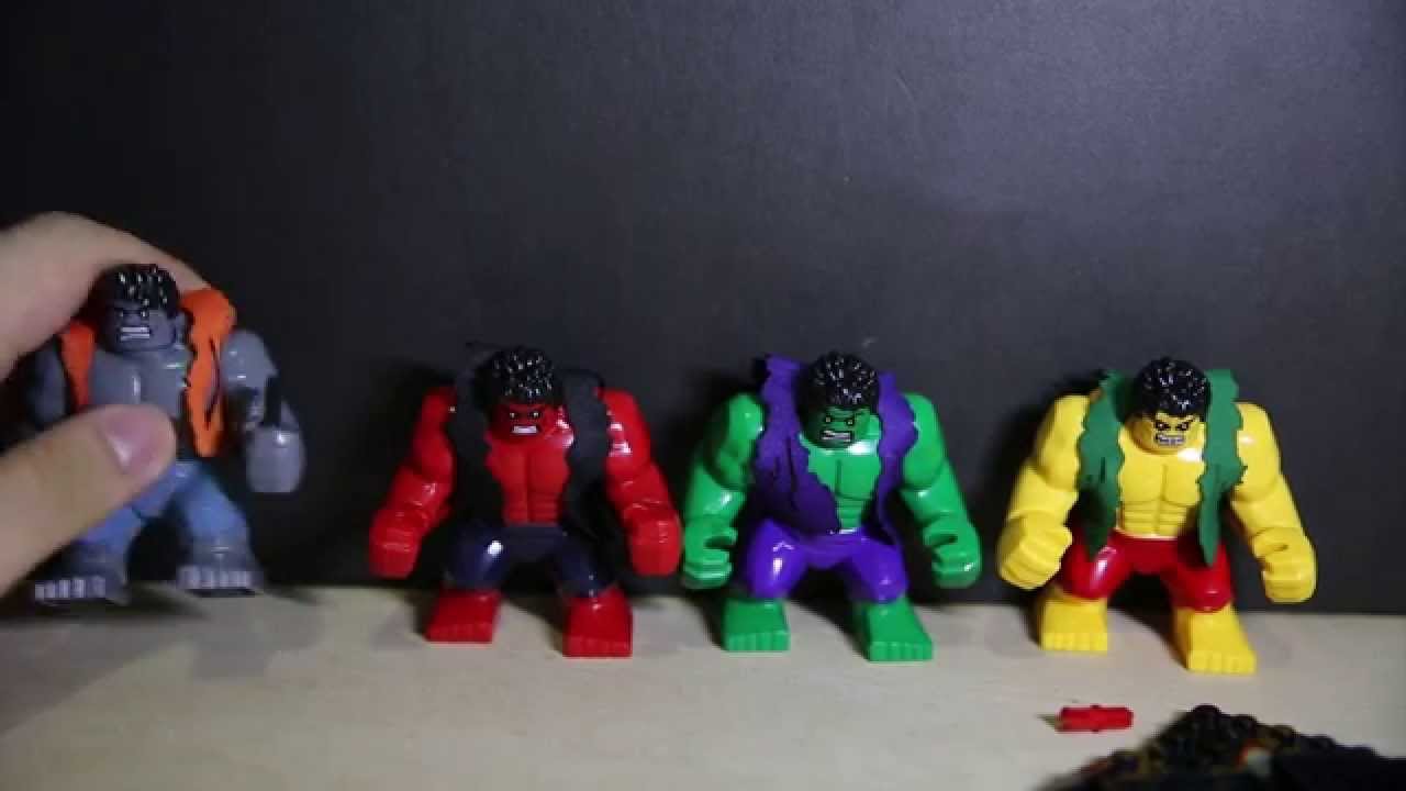 Lego MARVEL SuperHeroes Sheng Yuan Bootleg SY255 HULK Pack Review - YouTube