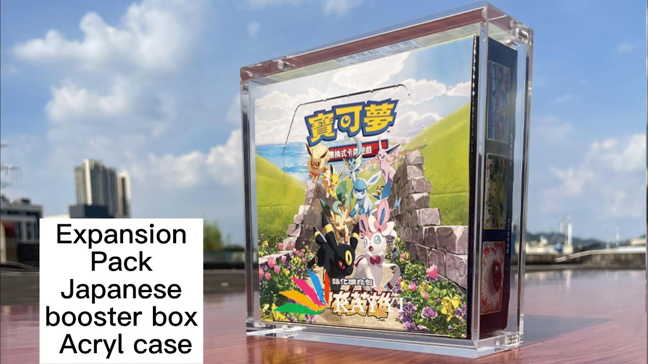 Expansion Pack Japanese booster box Acrylic case - YouTube
