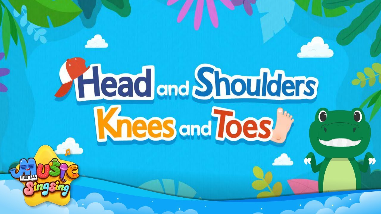 Head and shoulders knees and toes - English Song for Kids - Nursery ...