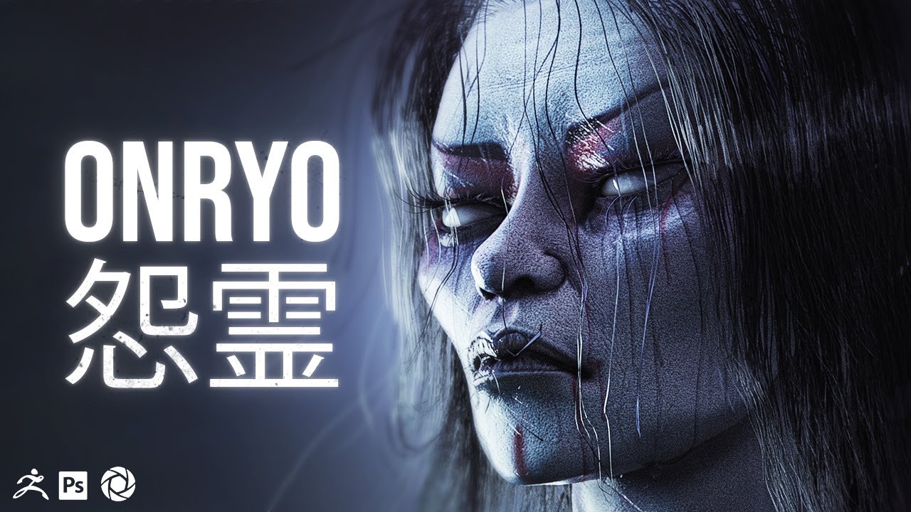 onryo [zbrush - photoshop - keyshot] - YouTube
