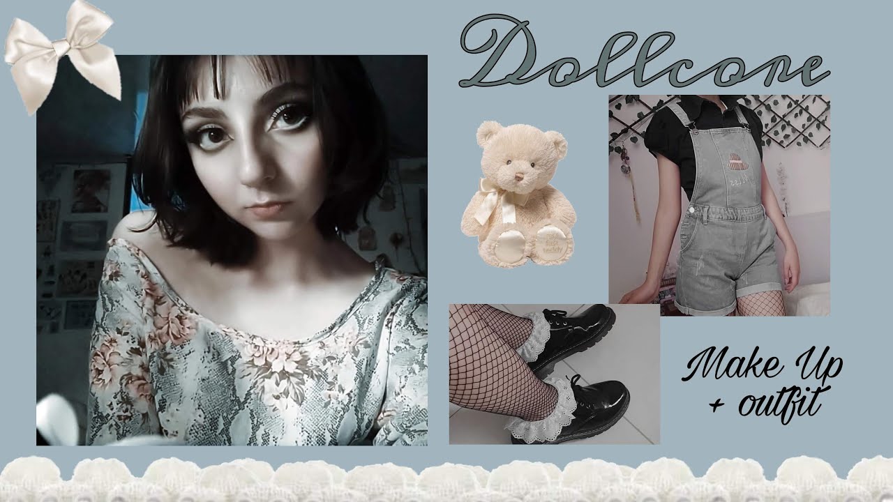 ୨୧°. Dollcore Make Up + Outfit .°୨୧ - YouTube