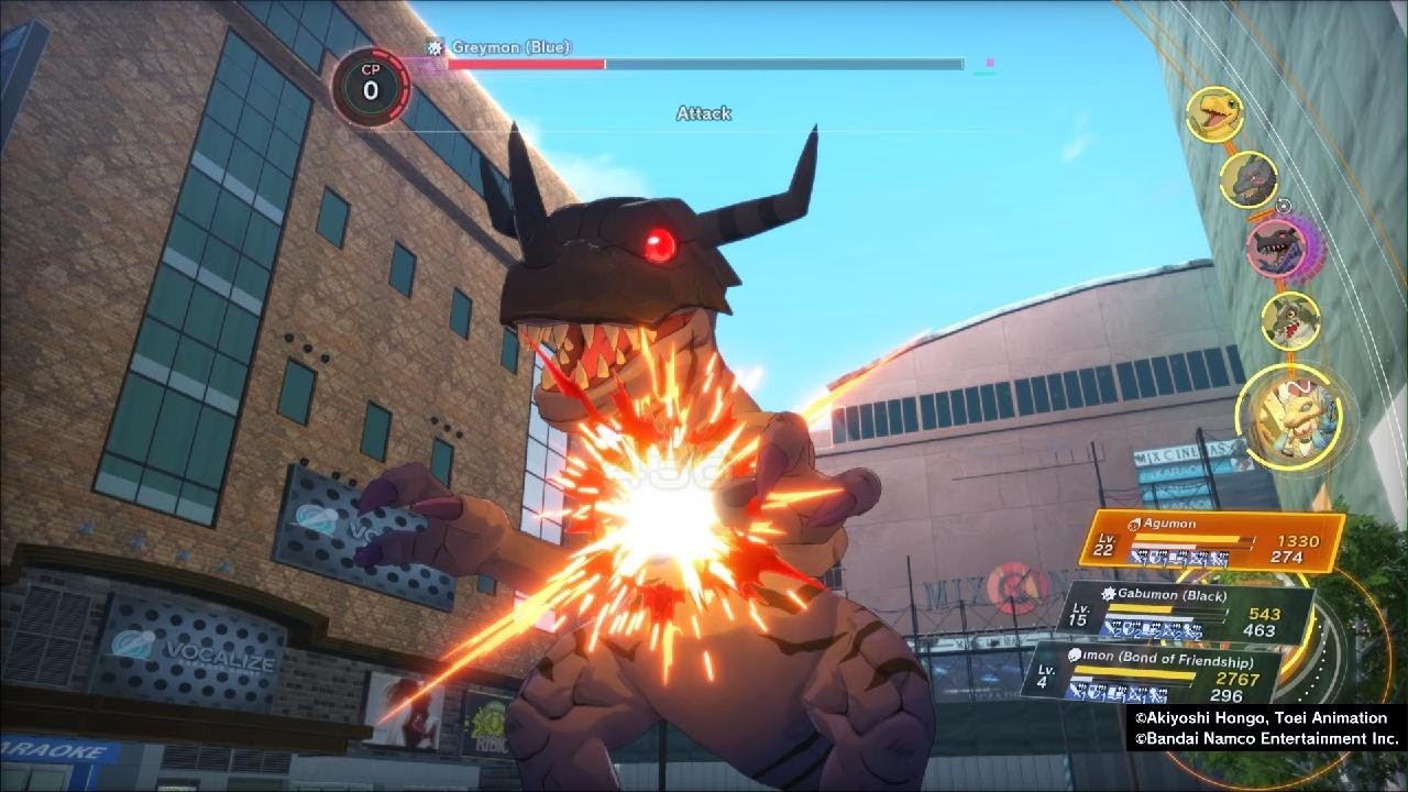 Digimon Story Time Stranger Evil Greymon Titan Defeated - YouTube