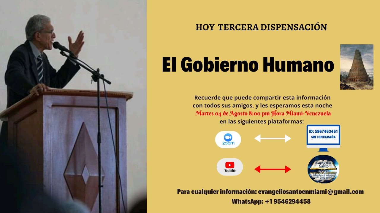 Tercera Dispensacion: El Gobierno Humano. - YouTube