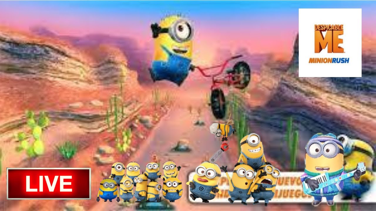 Minion Rush y Stumble Guys en vivo - YouTube