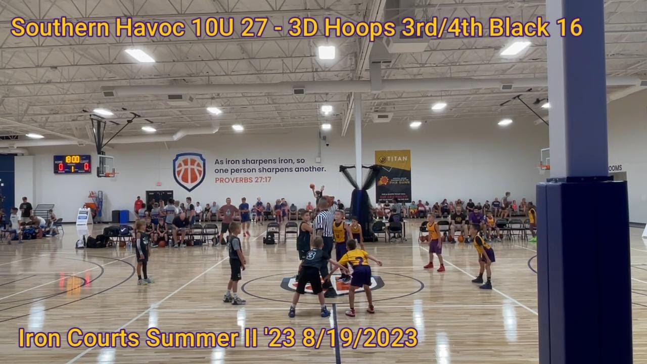 Southern Havoc 10U 27 - 3D Hoops 3rd/4th Black 16 Iron Courts Summer II ...