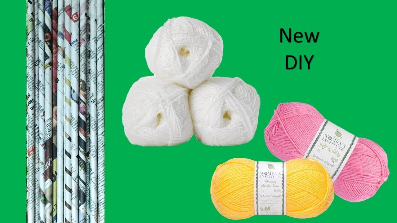 NEW Wool craft idea | DIY Beautiful home decor using wool | Waste ...