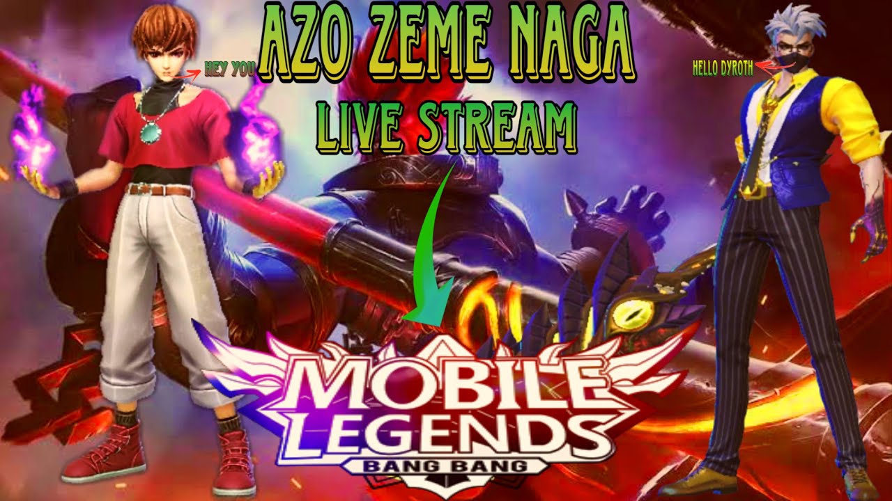 MOBILE LEGENDS CUSTOM AND RANK PUSH | FACE-CAM LIVE STREAM | AZO ZEME ...