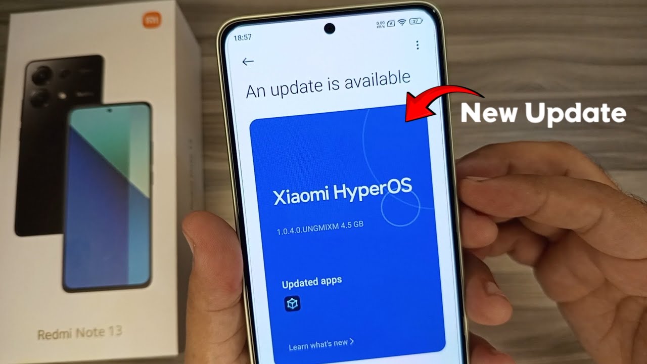 New HyperOS update received for Redmi Note 13 | Redmi Note 13 HyperOS ...