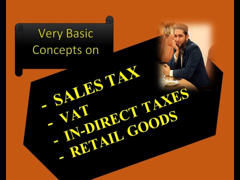 Sales Tax in Pakistan _ A very basic introduction of Sales tax and VAT ...