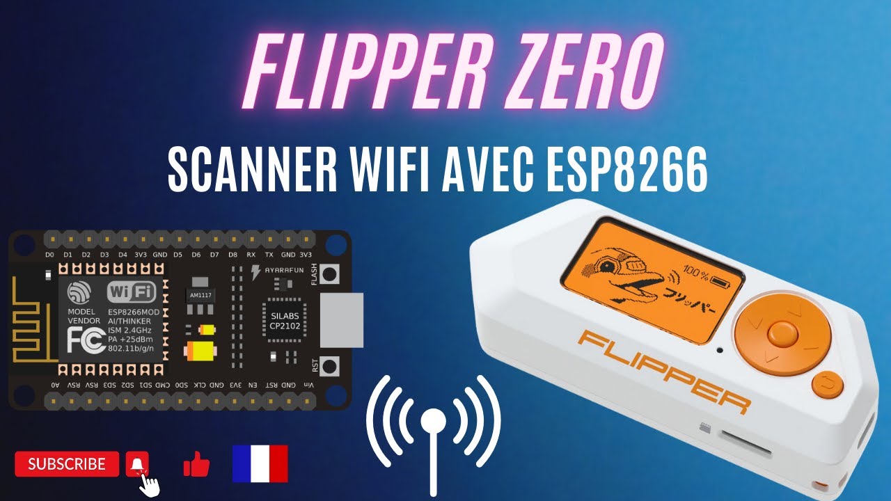 Flipper Zero : Prise en main du module Scanner WiFi - YouTube
