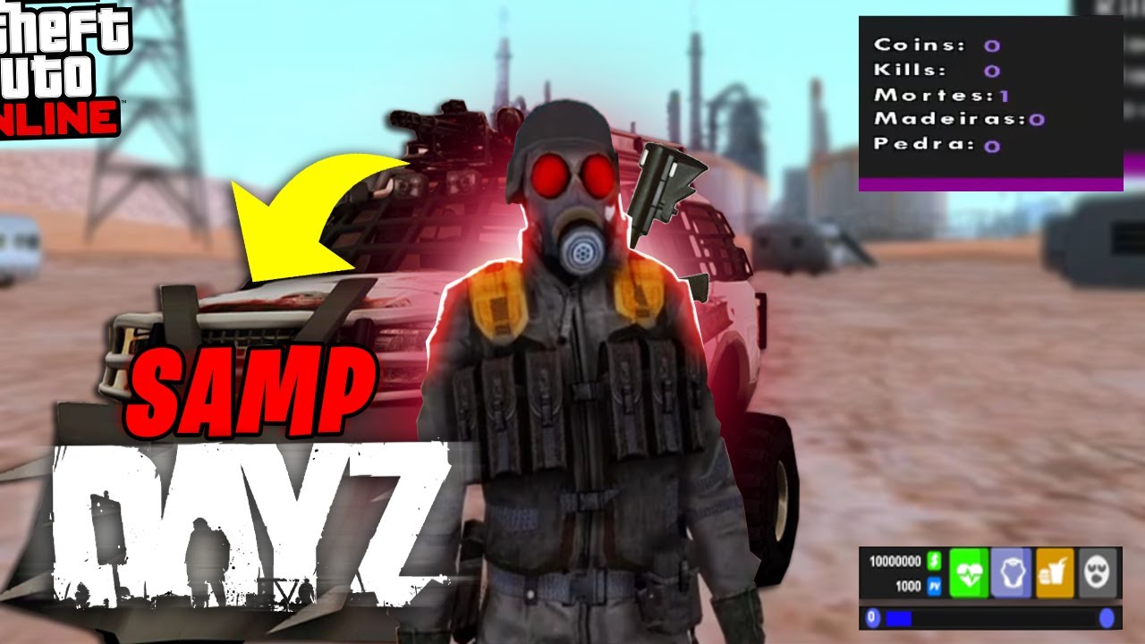 LANÇOU! NOVO SERVIDOR SAMP DayZ com ZOMBIES e SISTEMA INOVADOR *AIRDROP ...