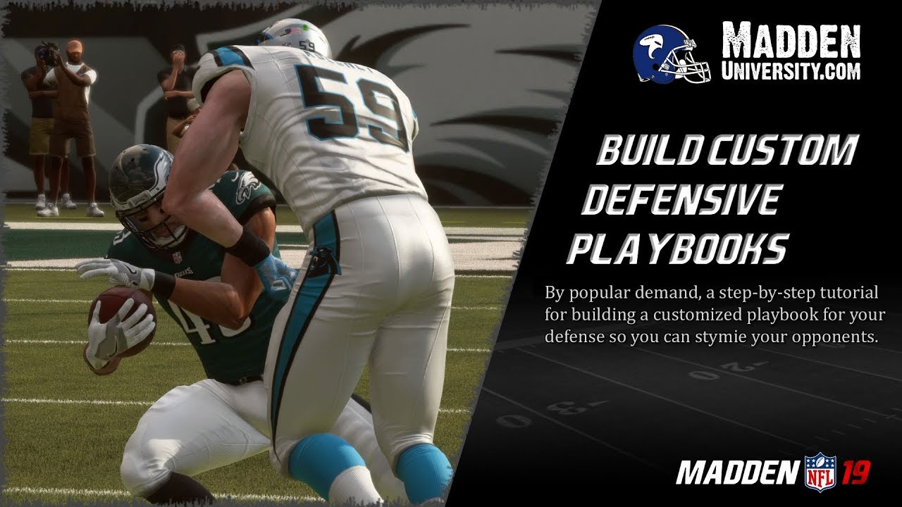 Building Custom Playbooks in Madden 19 - YouTube
