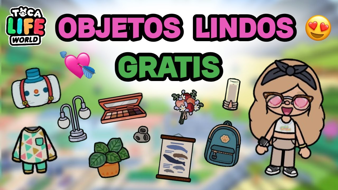 Donde conseguir objetos LINDOS y GRATIS en Toca Life World 💜🌍 - YouTube