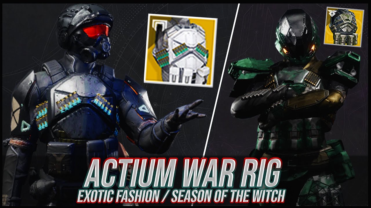 Destiny 2: How to Fashion Actium War Rig | Season of the Wish - YouTube