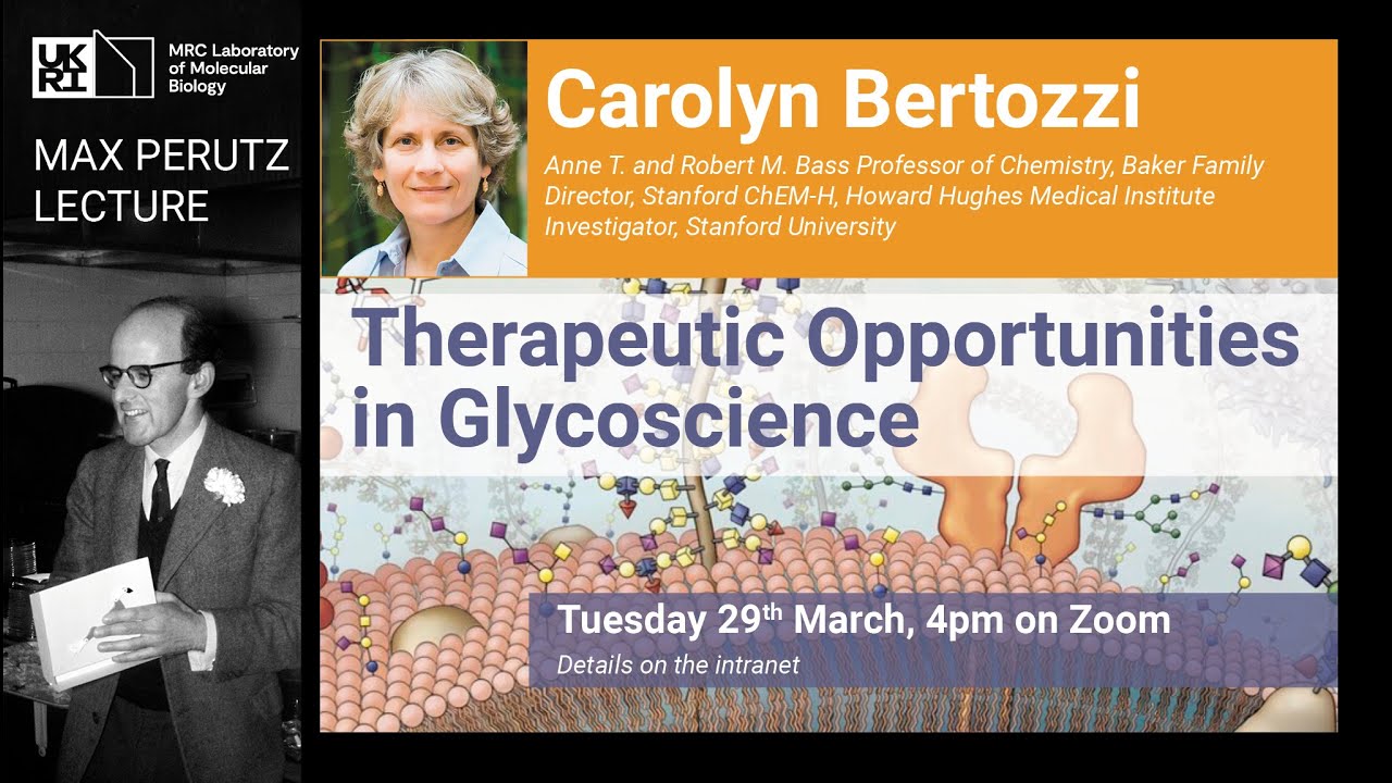 Perutz Lecture 2022 - Therapeutic Opportunities in Glycoscience ...
