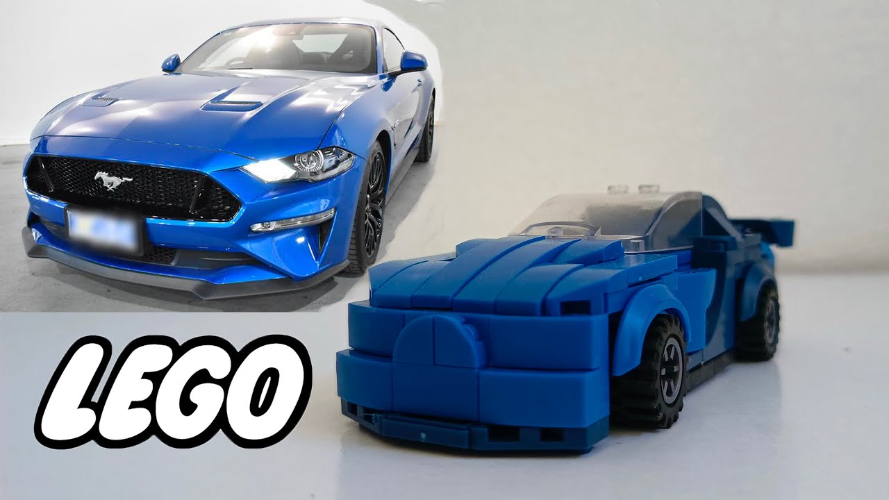 How to Build a LEGO Racing Car | Super Cars with BLUE Colours - YouTube