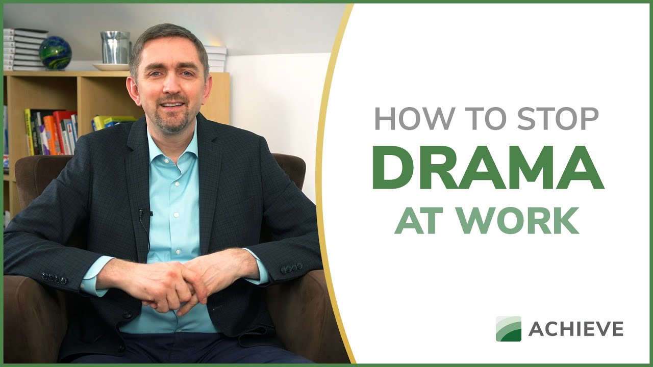 How to Stop Drama at Work - YouTube