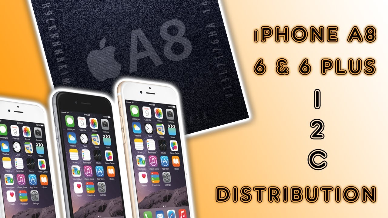 iPhone 6 and 6 Plus | A8 Processor | I2C Distributions | CPU to other ...