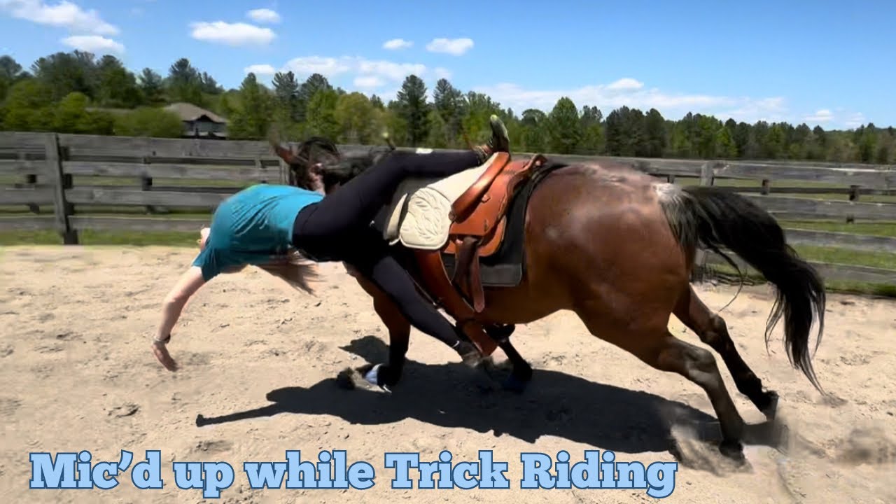 Trick riding practice (Mic’d up edition) - YouTube