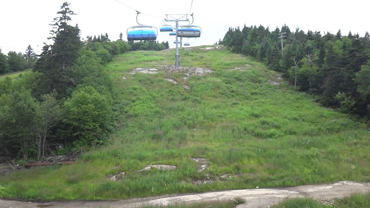 Summertime Scenic Chairlift Ride up Mount Snow - YouTube