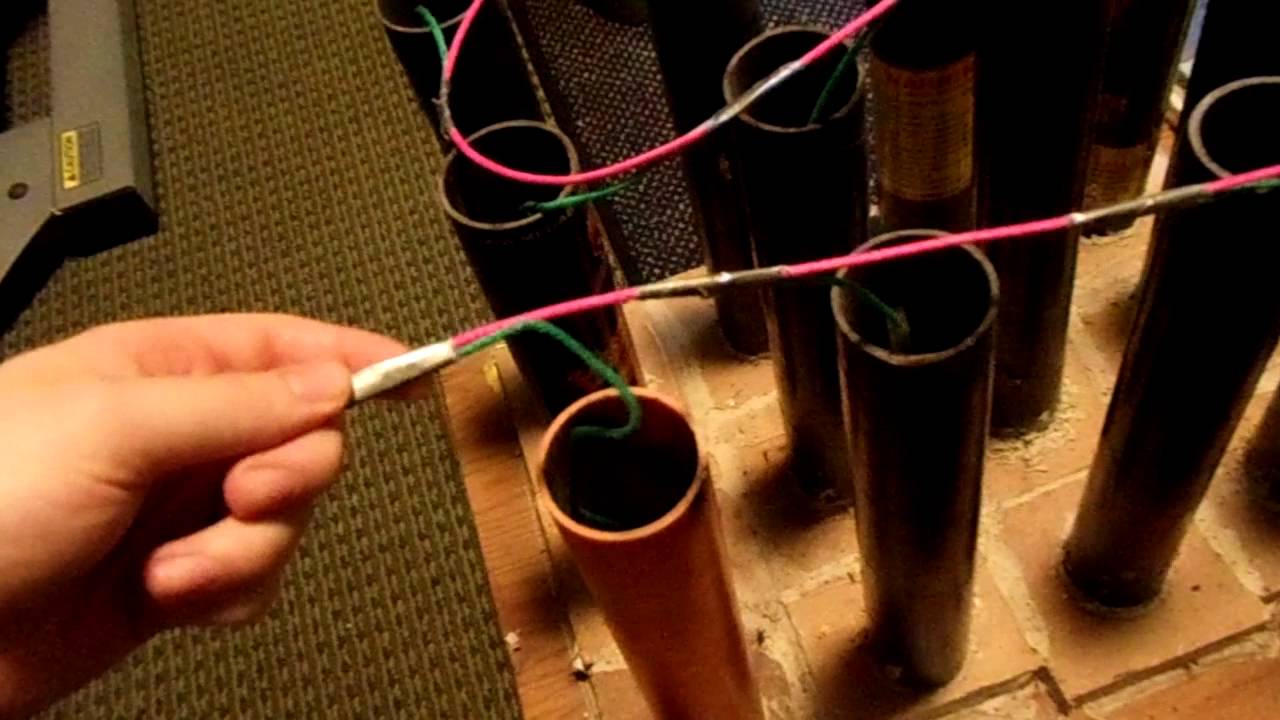 Fusing Mortar Racks and M-80 - YouTube