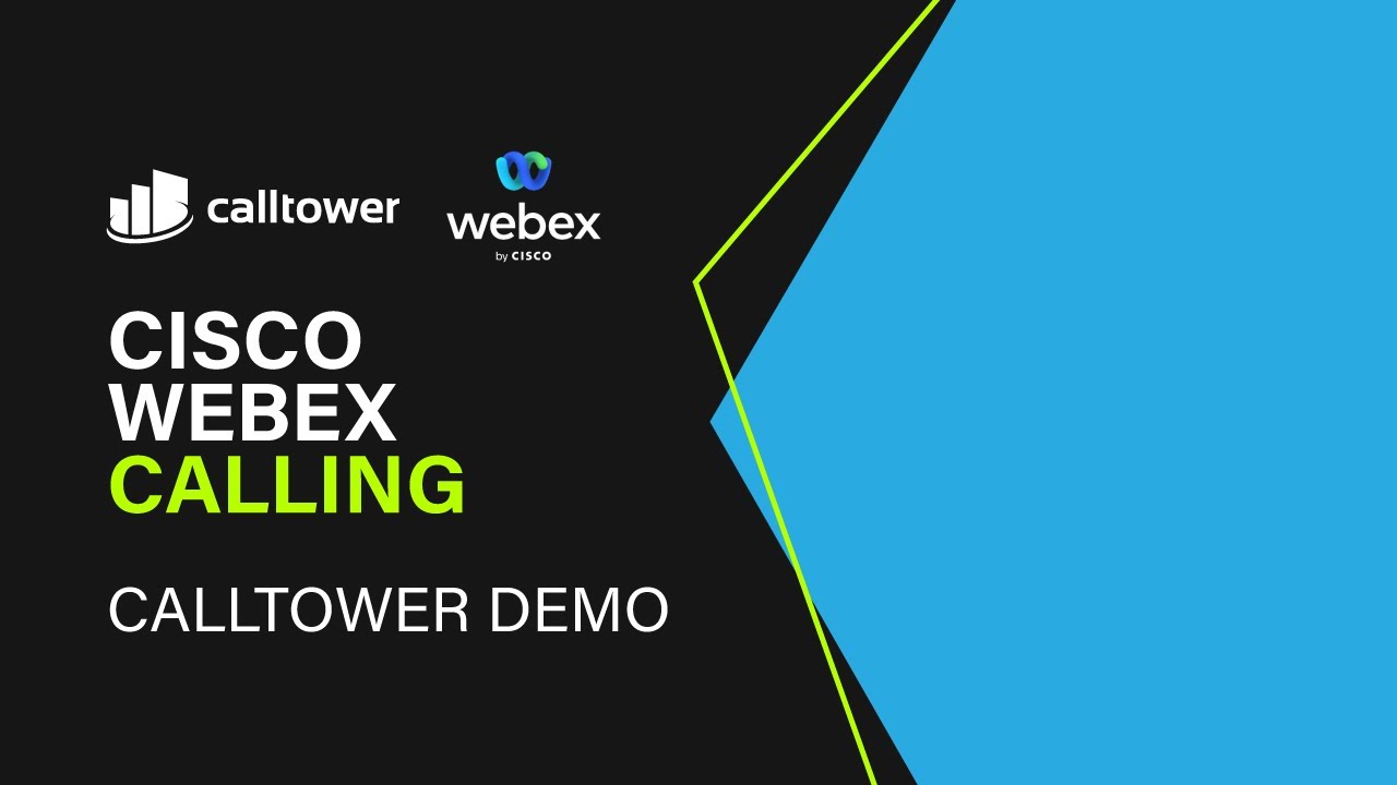 CallTower Demo: Cisco Webex Calling - YouTube