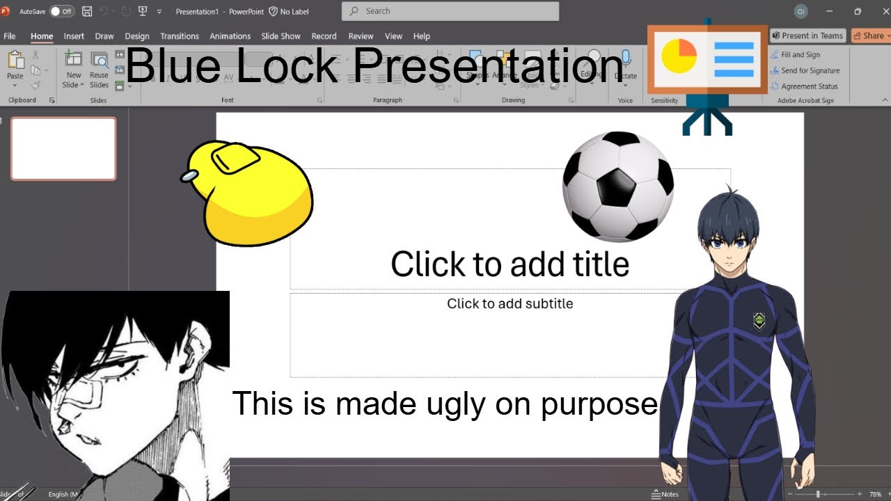 Blue Lock Animation Is A PowerPoint Presentation - YouTube