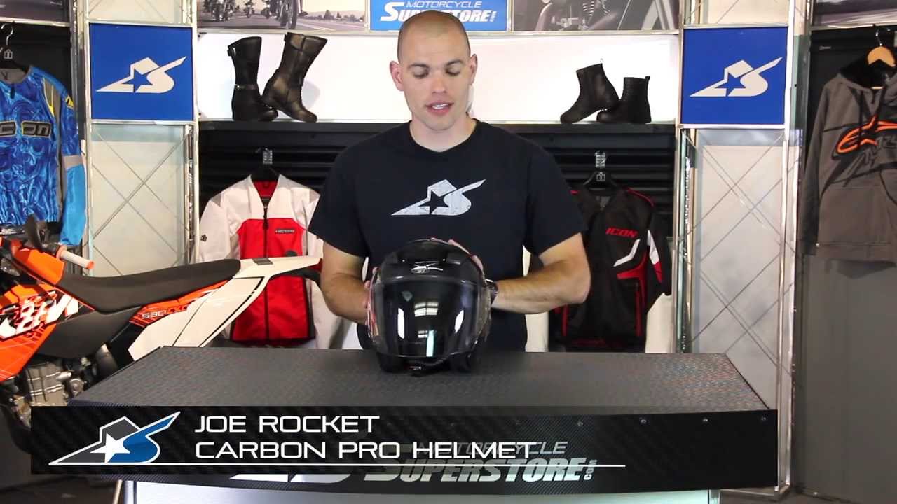 Joe Rocket Carbon Pro Helmet from Motorcycle-Superstore.com - YouTube
