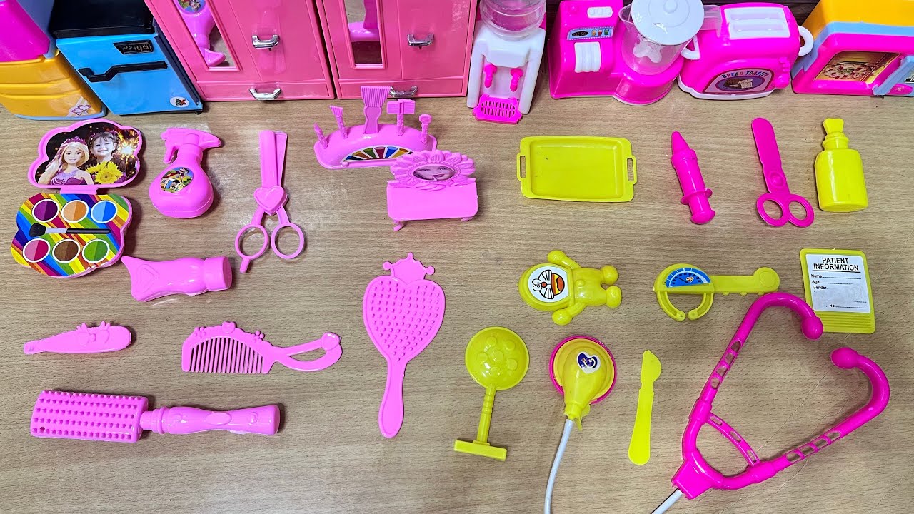 5 minutes satisfying unboxing mini doll sets|| Asmr satisfying unboxing ...