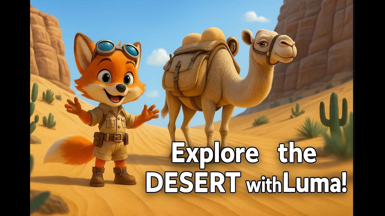 1. Explore the DESERT with Luma! Kids Learning Cartoon - YouTube