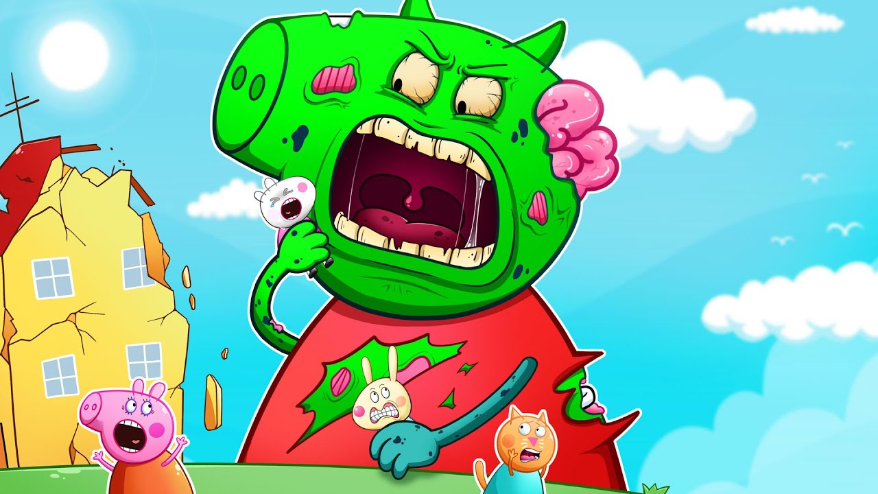 Zombie Apocalypse | Peppa Pig Turn Into Zombie ? 🧟‍♀️| Peppa Funny ...
