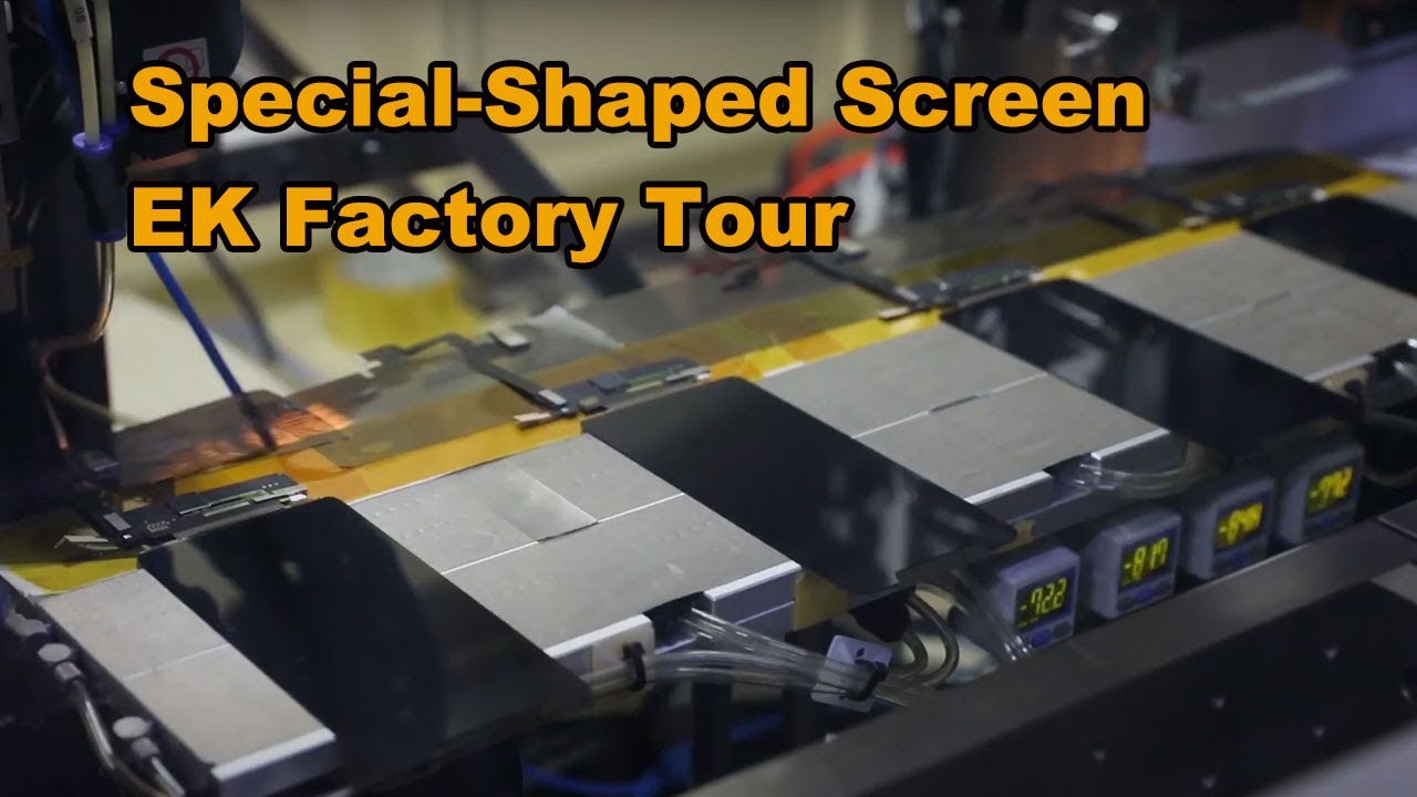 How iPhone X&Newer Screen Were Made, Factory Tour+Display Cutting---EK ...