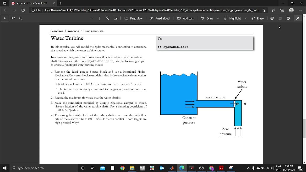 Modeling water turbine in Simulink Matlab (Lesson 3) - YouTube