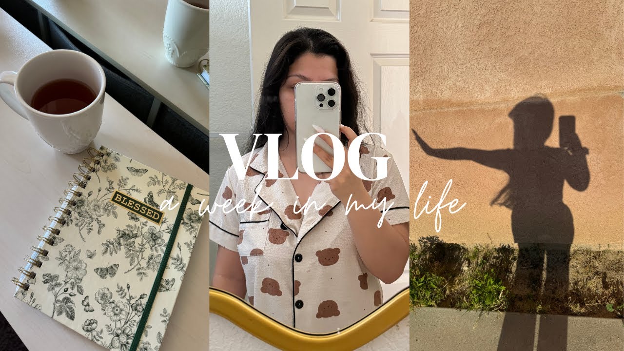 weekly vlog 🎀: self-care, makeup, mom life and study with me - YouTube
