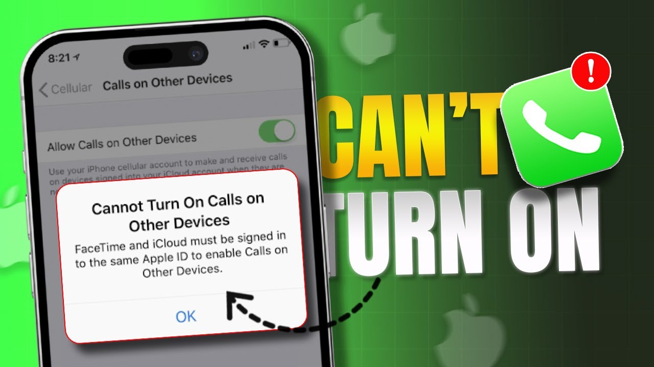How to Fix Missing Calls on Other Devices Setting on iPhone | Cannot ...