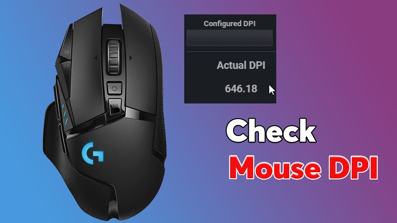How to check your mouse dpi in windows 10,11 (pc & laptop) Just one ...