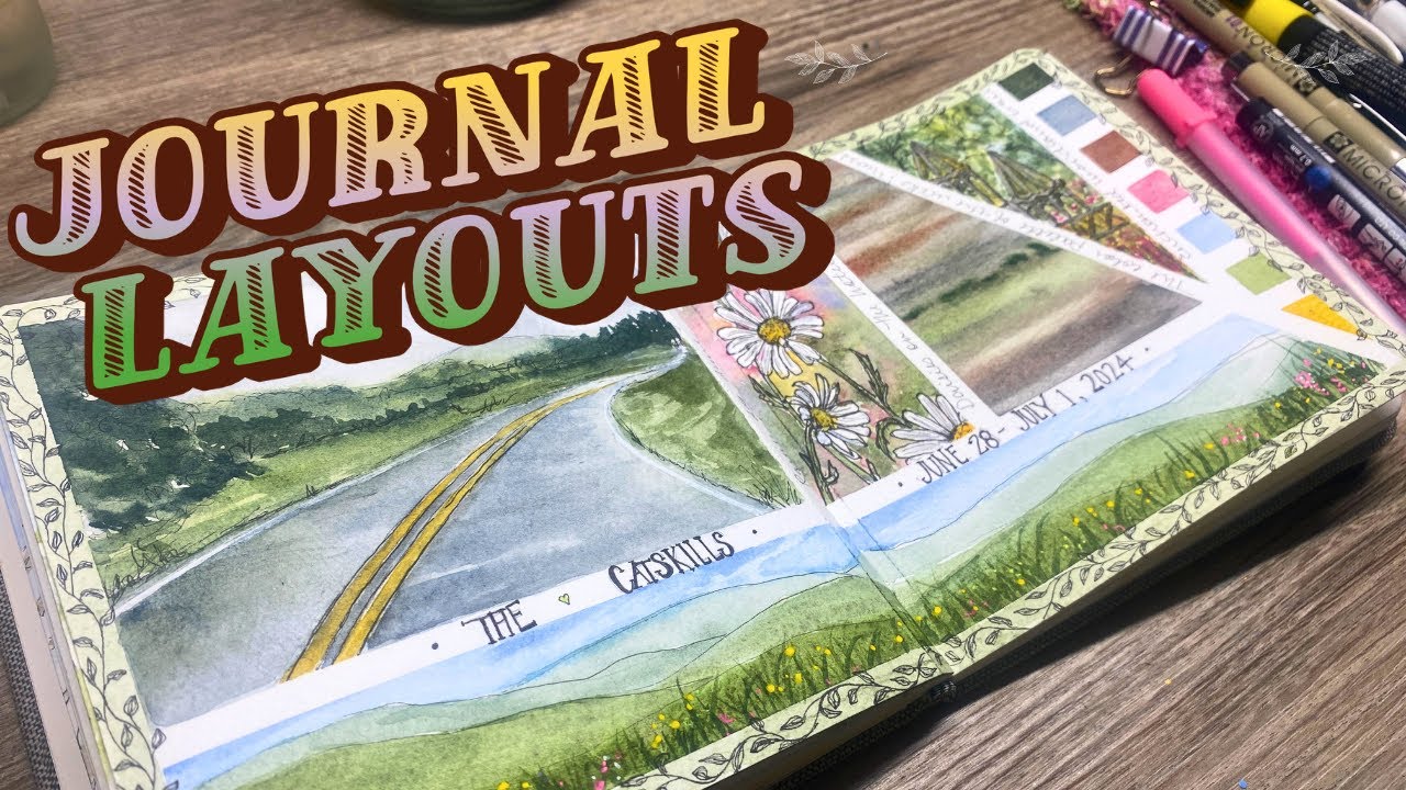 6 Creative Nature Journal Layouts + Easy Design Elements to Try! - YouTube