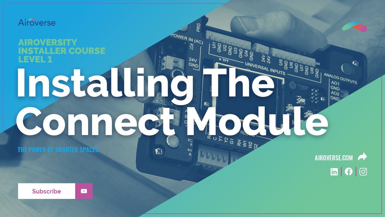 Airoverse Connect Module: Installation and Wiring Guide - YouTube