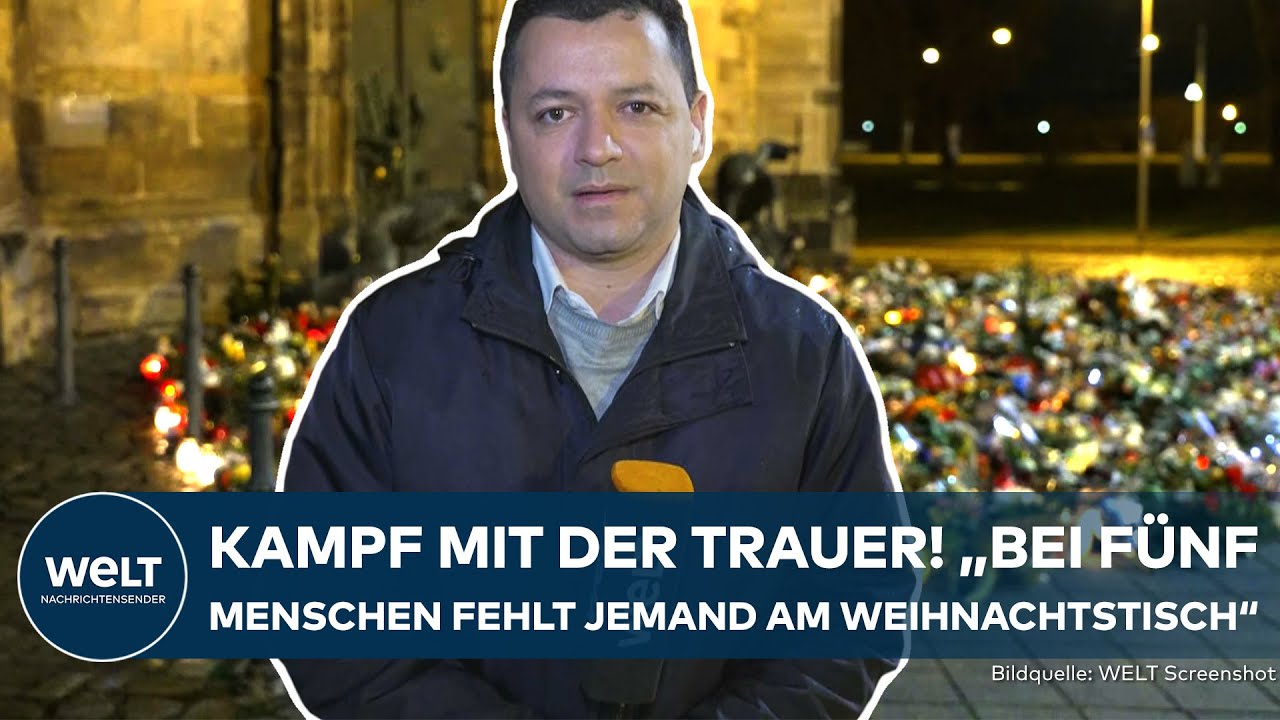 ANSCHLAG IN MAGDEBURG: Düsteres Weihnachten! Trauer um die Opfer des ...