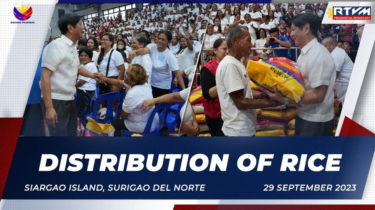 Distribution of Rice in Siargao Island 9/29/2023 - YouTube